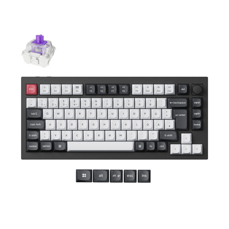Keychron Q1 He Qmk Wireless Custom Keyboard Iso Layout Collection