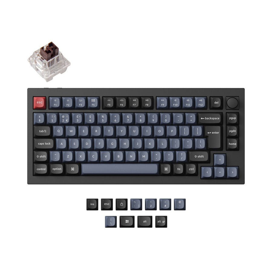 Keychron Q1 Pro QMK/VIA Kabellose Benutzerdefinierte Mechanische Tasta ...