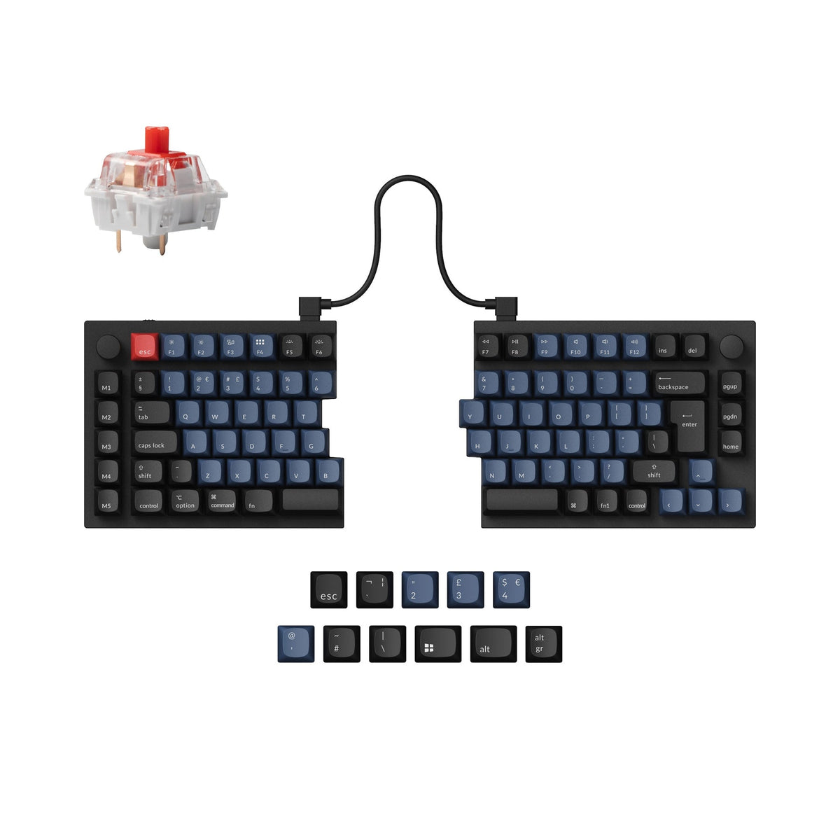 Keychron Q11 QMK Custom mechanische Tastatur ISO-Layout-Sammlung ...