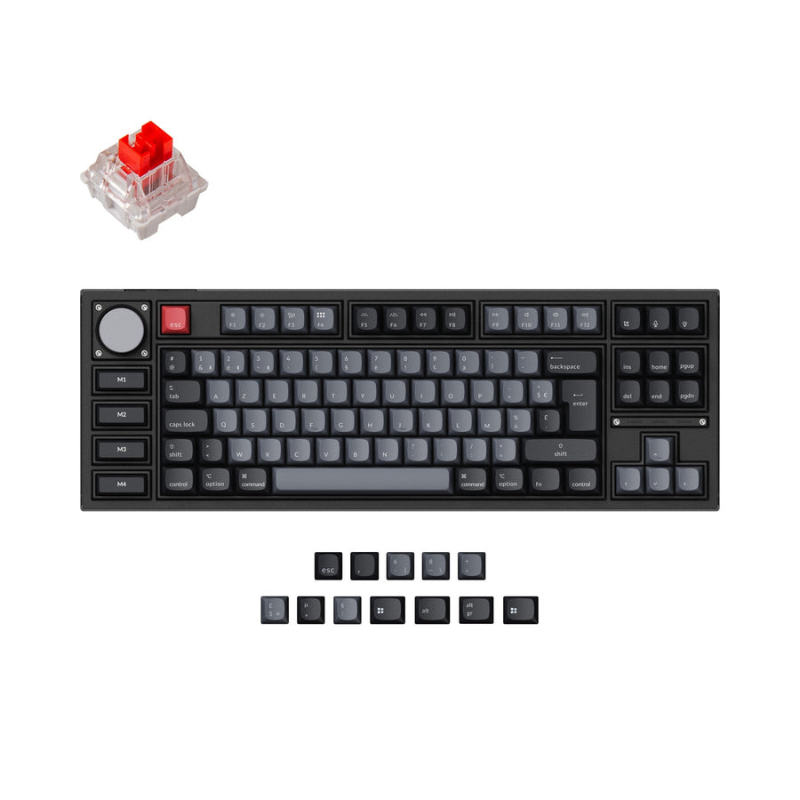 Keychron Q3 Pro QMK/VIA Wireless Custom Mechanical Keyboard ISO Layout ...