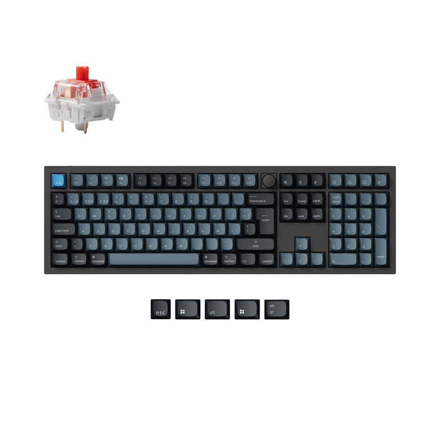 Keychron Q6 Pro QMK/VIA Wireless Custom Mechanical Keyboard ISO Layout ...