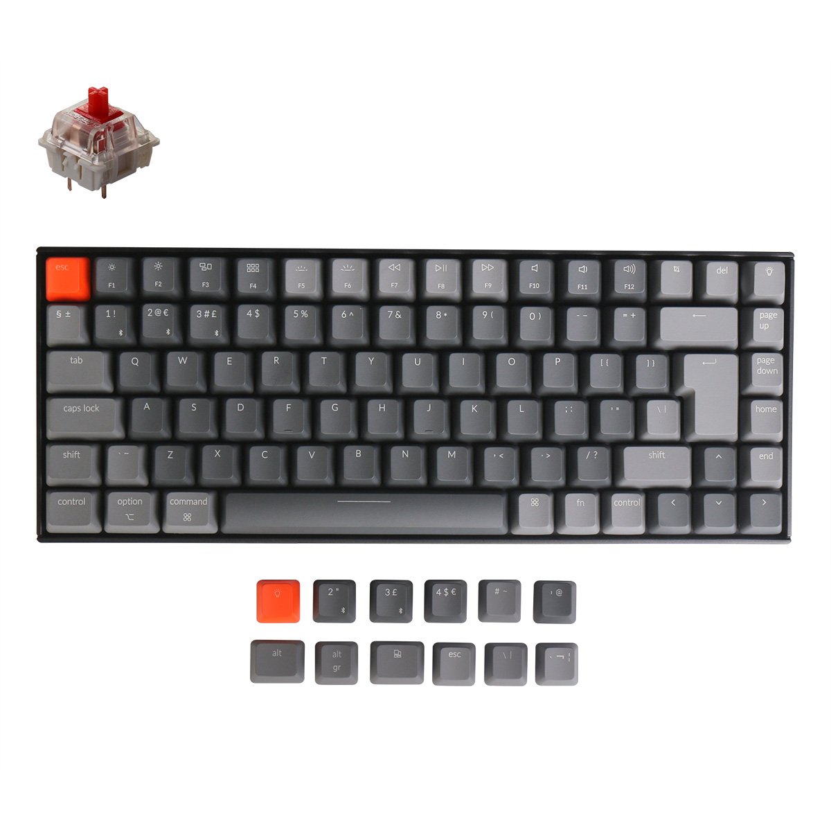 Keychron K2 Wireless Mechanical Keyboard (UK ISO Layout) - Version 2 ...