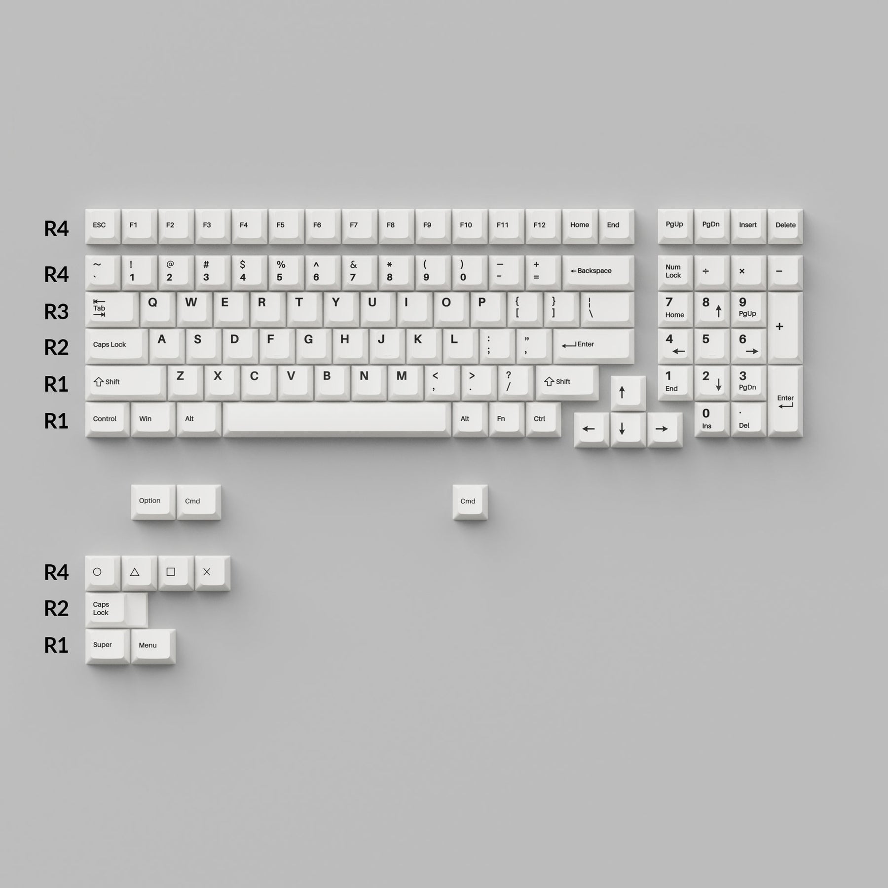 Cherry Profile Double-Shot PBT-Tastenkappen