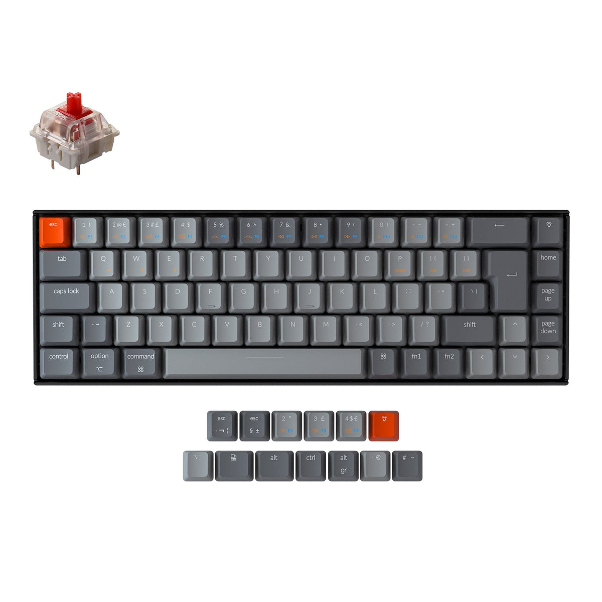 Keychron K6 Wireless Mechanical Keyboard (UK ISO Layout) – Keychron Germany