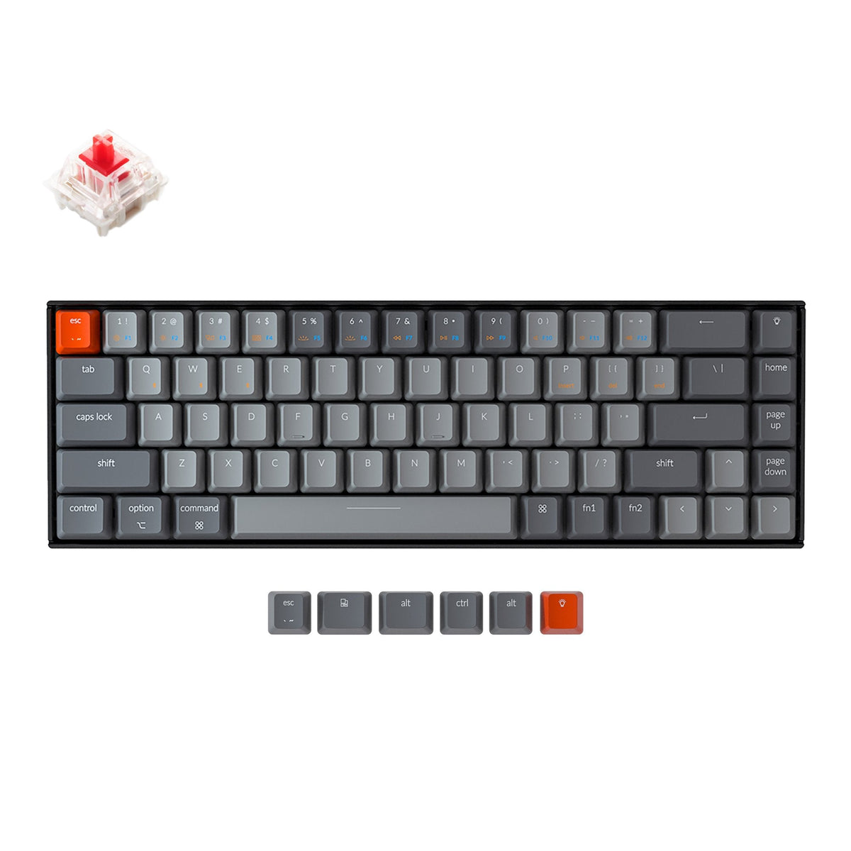 Keychron K6 Wireless Mechanical Keyboard (US ANSI Layout) – Keychron ...