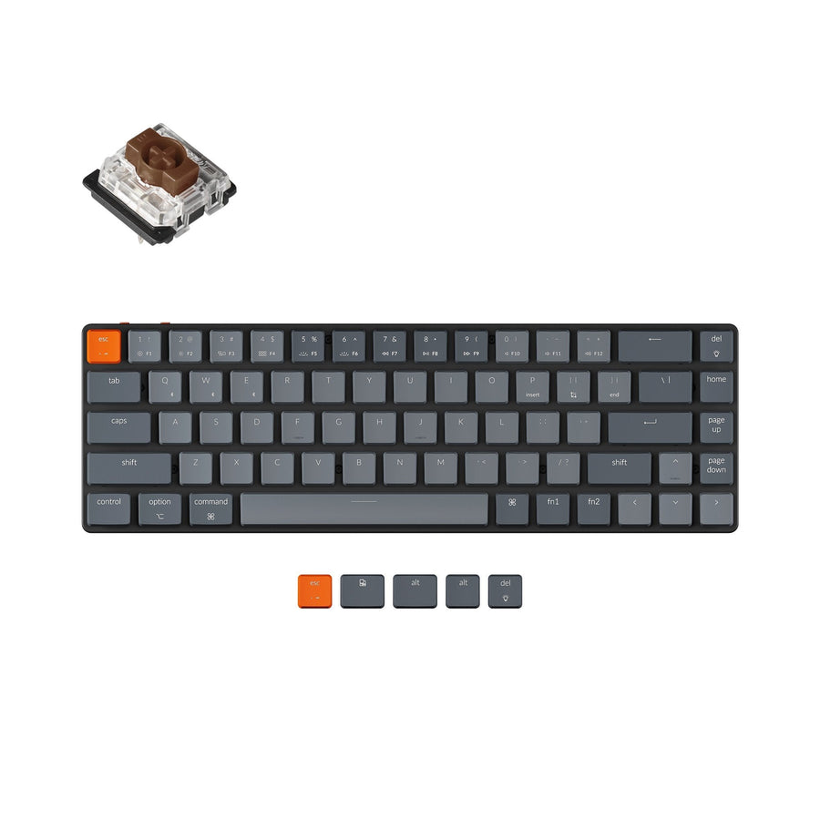 Keychron K7 Ultra-slim Wireless Mechanical Keyboard (US ANSI Layout ...