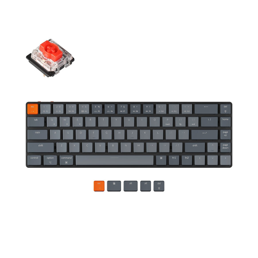 Keychron K7 Ultra-slim Wireless Mechanical Keyboard (US ANSI Layout ...
