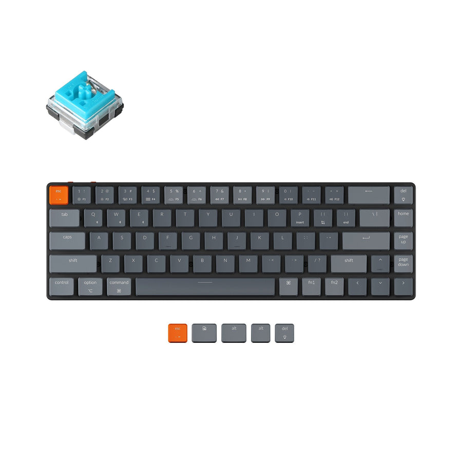 Keychron K7 Ultra-slim Wireless Mechanical Keyboard (US ANSI Layout ...