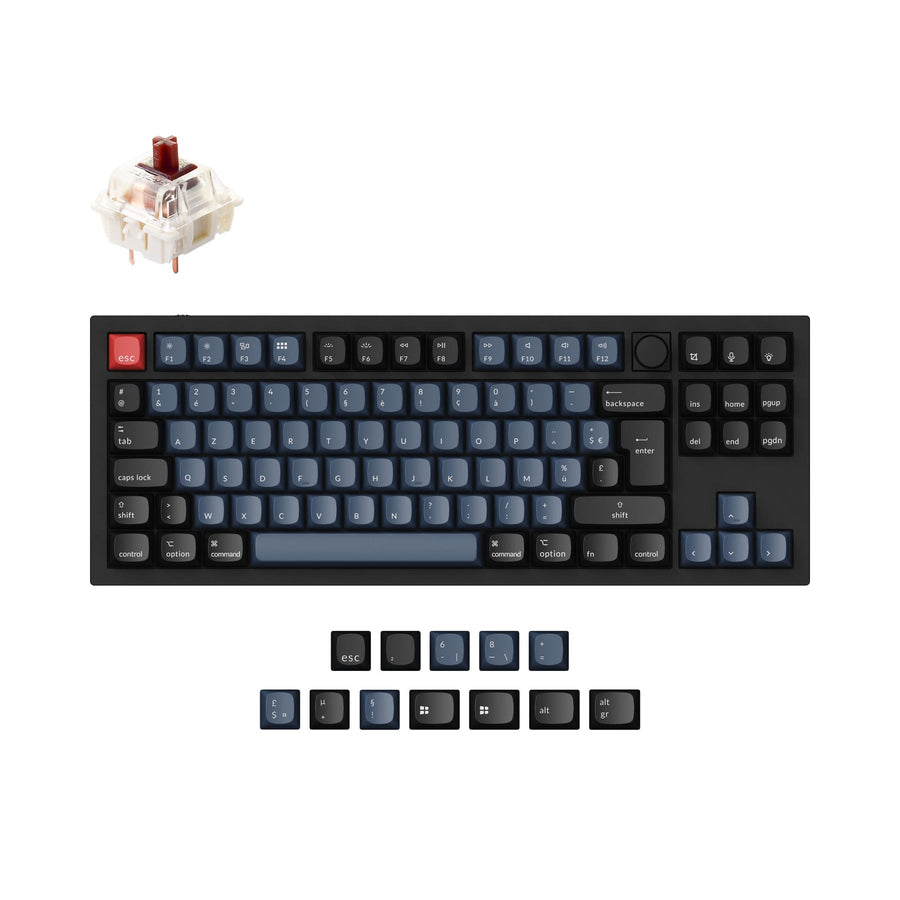 Keychron Q3 QMK Custom Mechanical Keyboard ISO Layout Collection ...