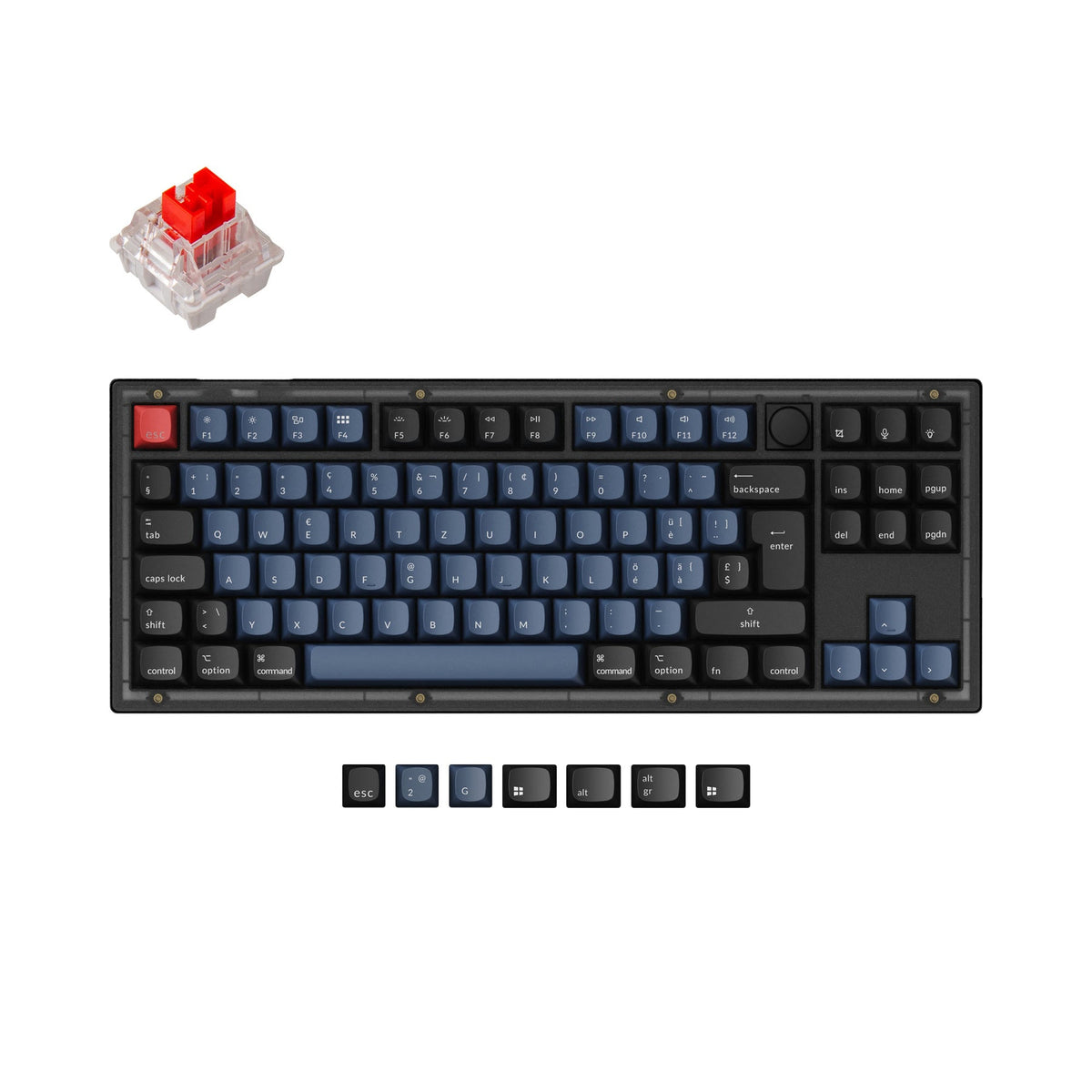 Keychron V3 QMK Custom Mechanical Keyboard ISO Layout Collection ...