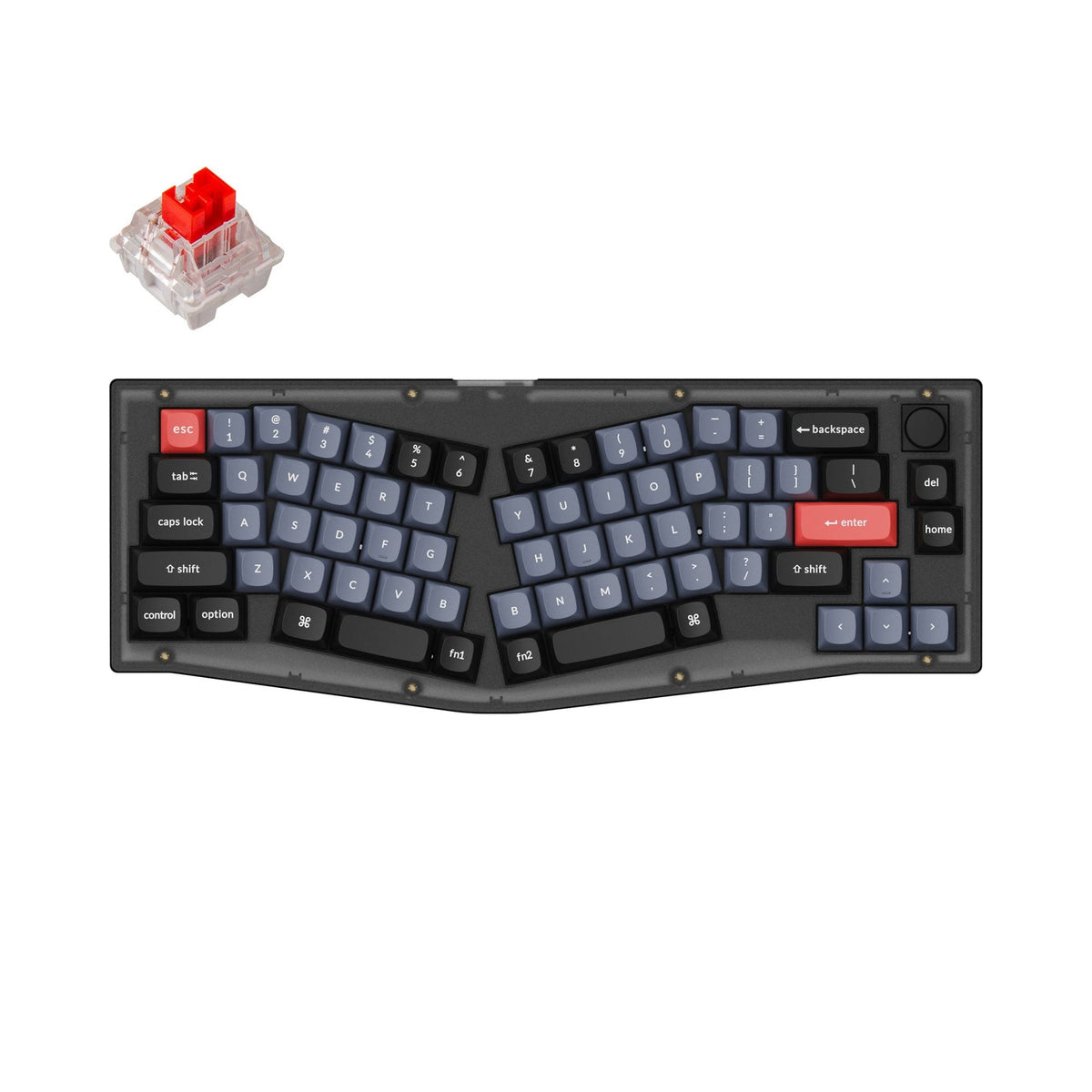 Keychron V8 (Alice Layout) QMK Custom Mechanical Keyboard (US ANSI Lay ...