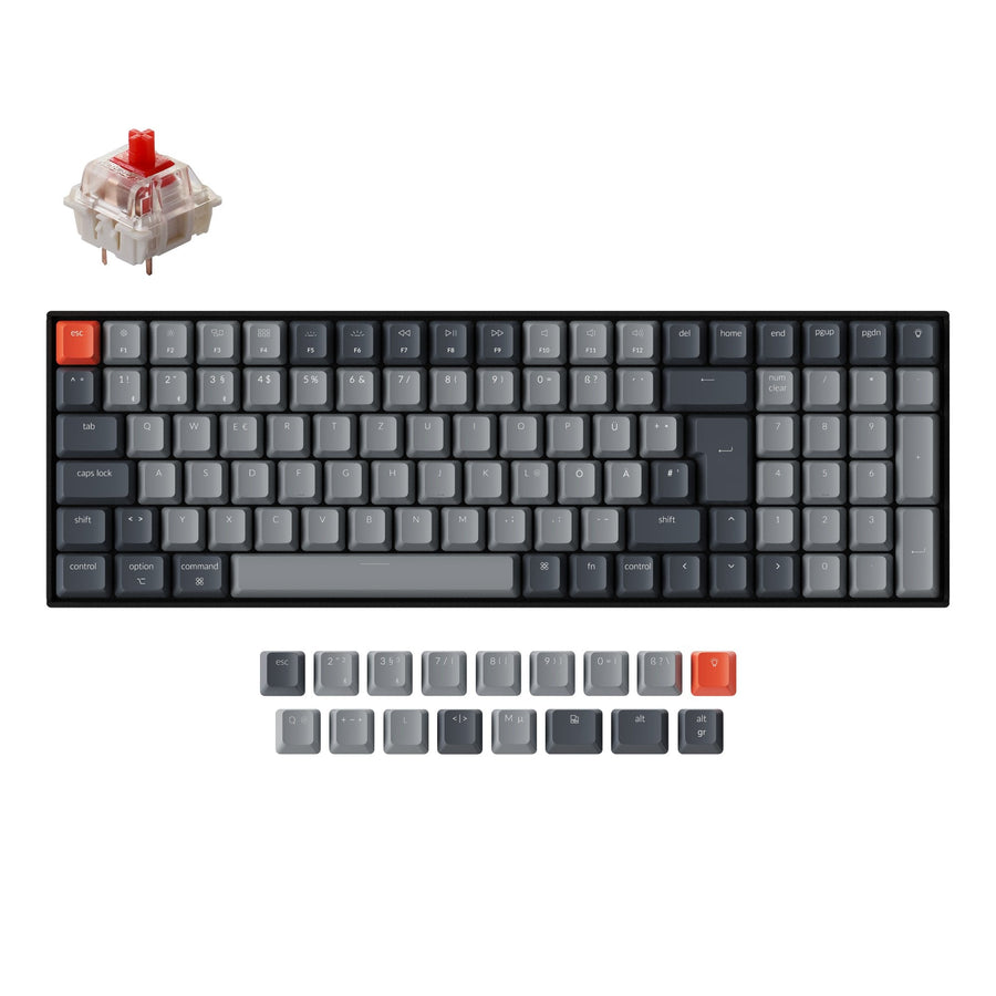 Keychron K4 Wireless Mechanical Keyboard (German ISO-DE Layout) - Vers ...